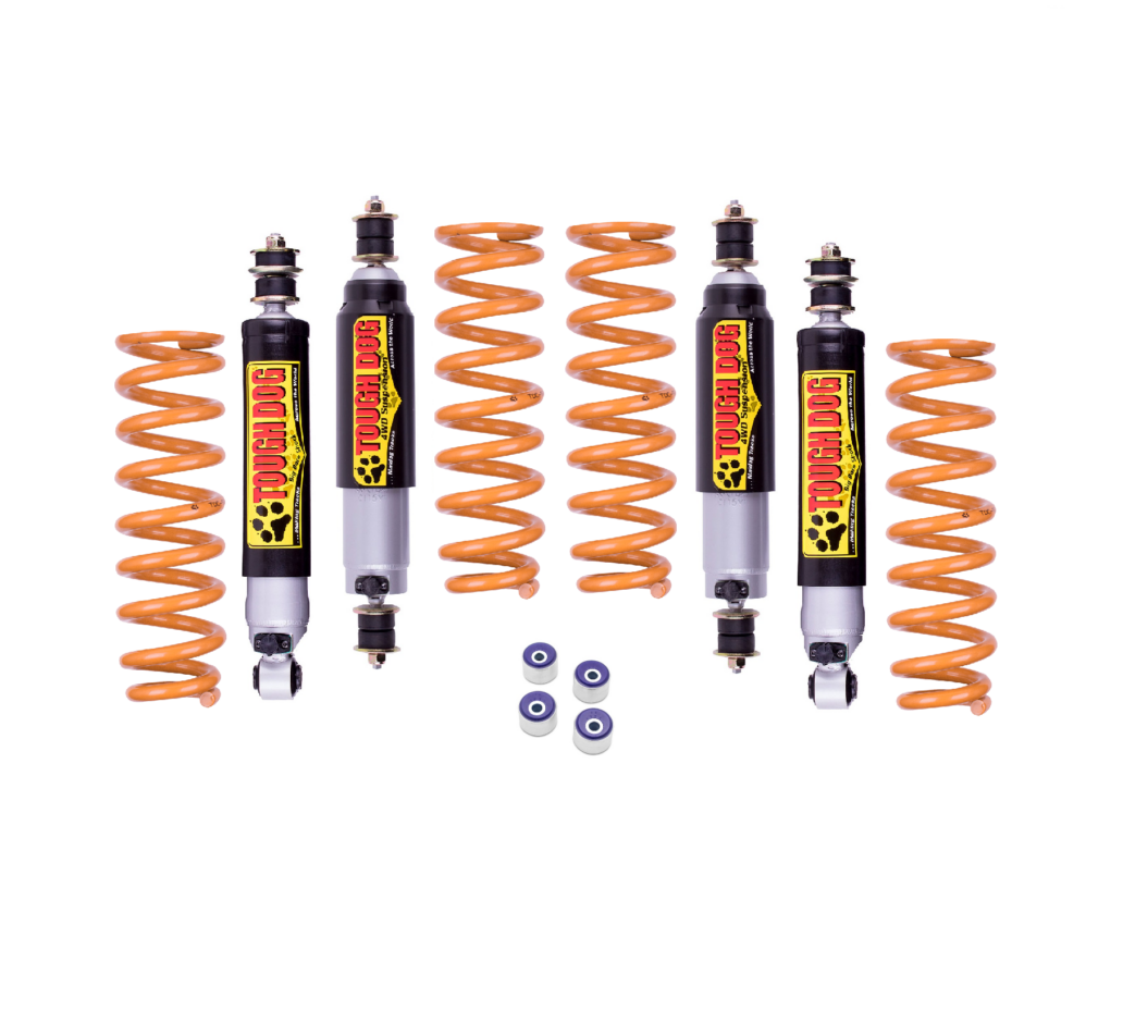 50mm Lift Kit with Tough Dog Adjustable Shocks - Wilkinson Suspension