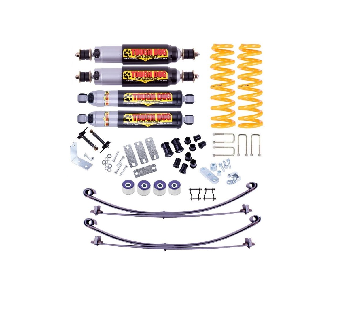 Comfort Kit with Tough Dog BMX Shocks and Parabolic Leaf Springs - LC ...