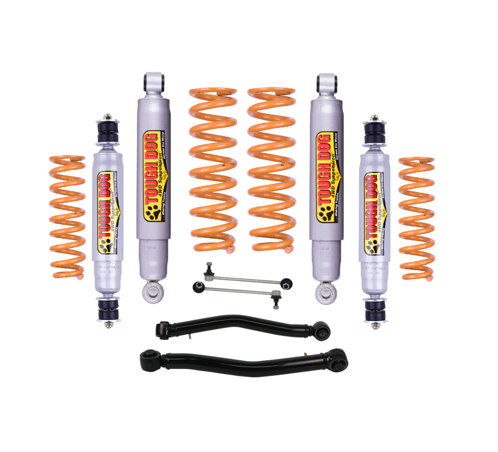50mm Lift Kit with Tough Dog Foam Cell Shocks - Wilkinson Suspension