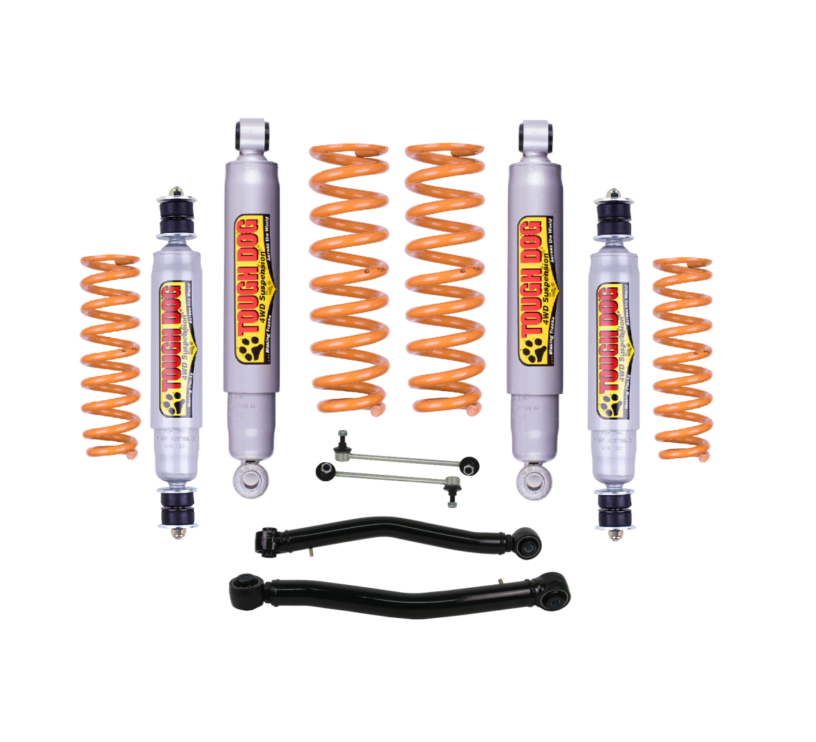 50mm Lift Kit with Tough Dog Foam Cell Shocks - Wilkinson Suspension